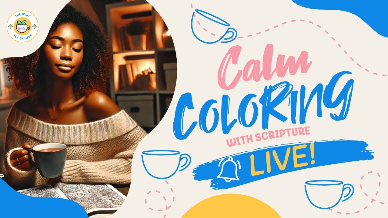 Easy Adult Coloring Stress Relief | Color With Me! | Calm Coloring With ...