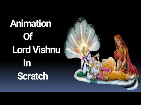Lord Vishnu Animation | In Scratch - YouTube