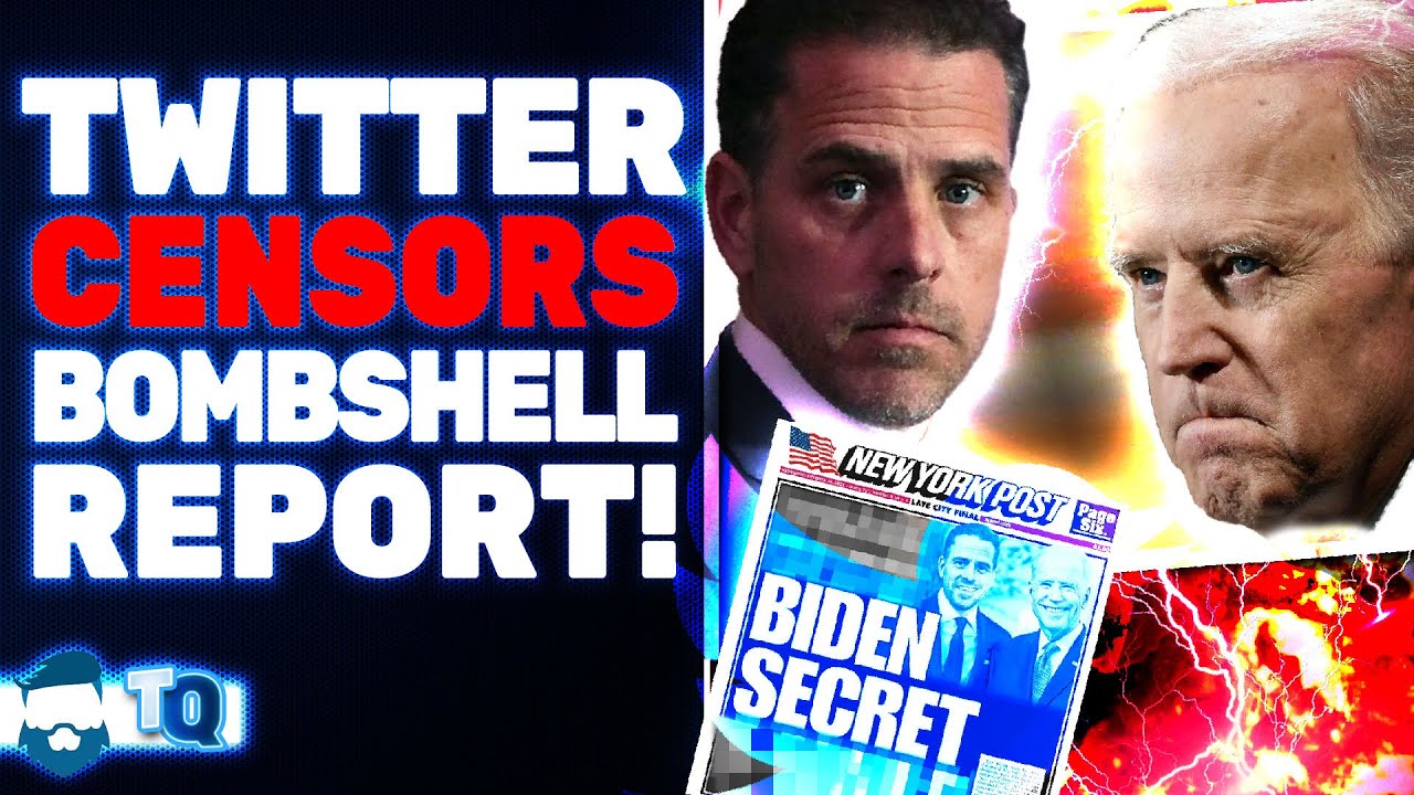 Bombshell COVER UP By Twitter & Facebook To Protect Joe Biden! Big Tech Election Interference ...