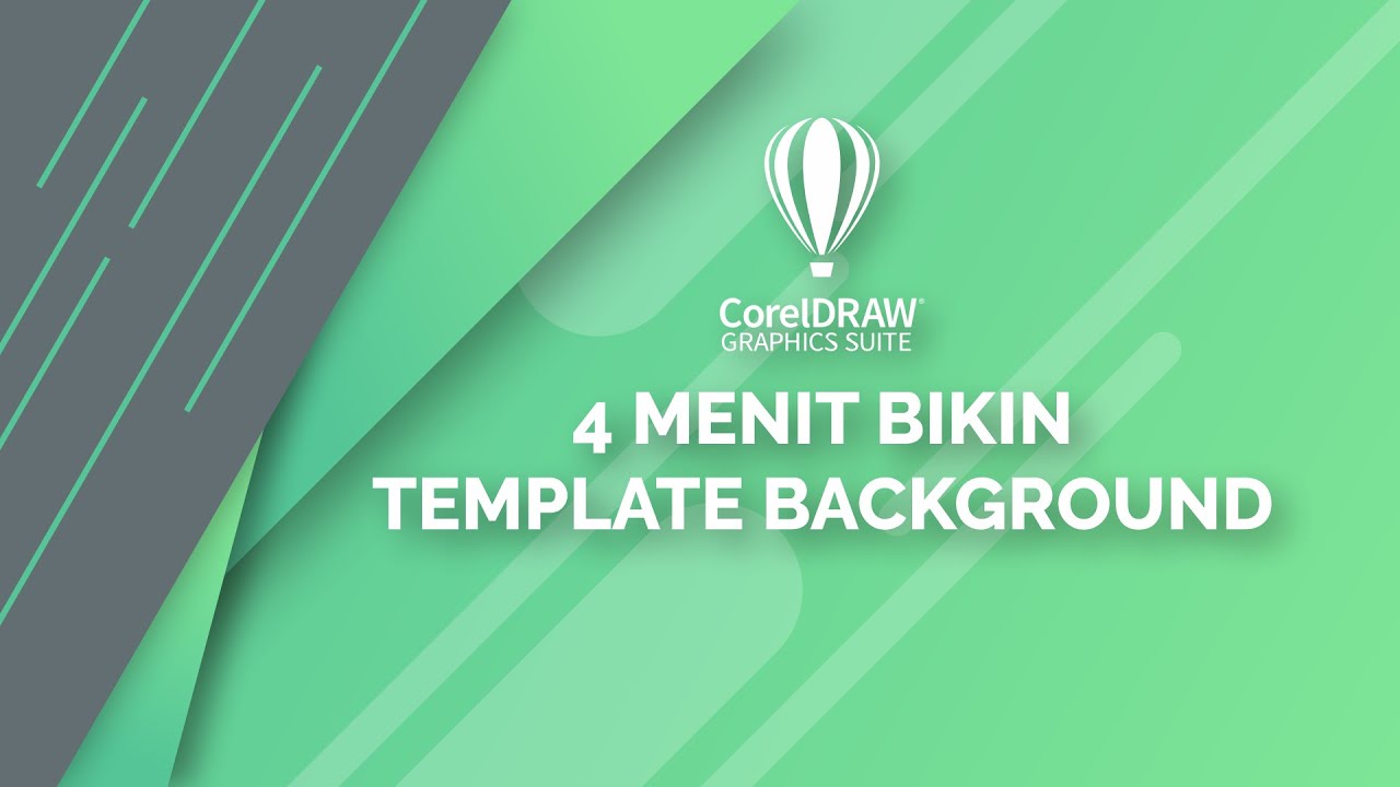 4 MENIT DESAIN TEMPLATE WARNA GRADASI DI COREL DRAW - YouTube