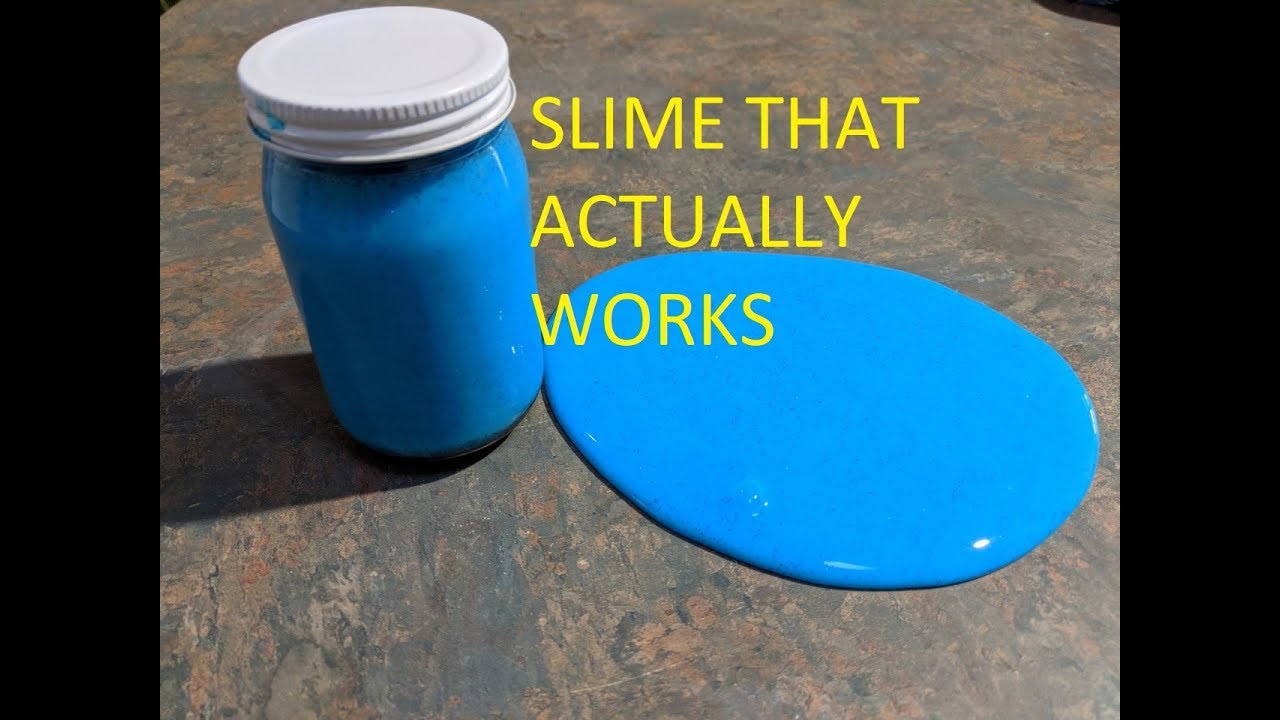 How to make slime that actually works - YouTube