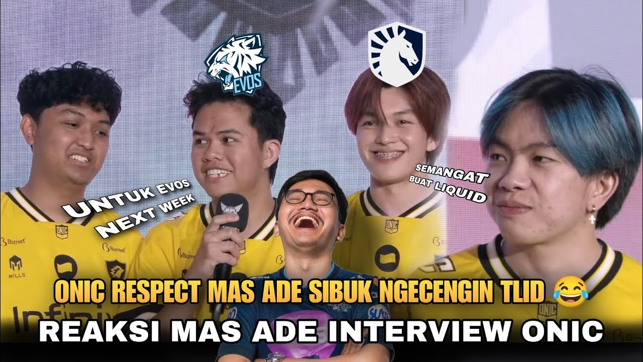 MAS ADE SIBUK BAHAS TELUR TLID 😂 | INTERVIEW ONIC VS TLID MPL S16 - YouTube