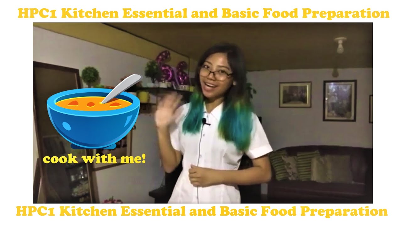 BSHM Kitchen Essential and Basic Food Preparation | Laboratory Activity ...