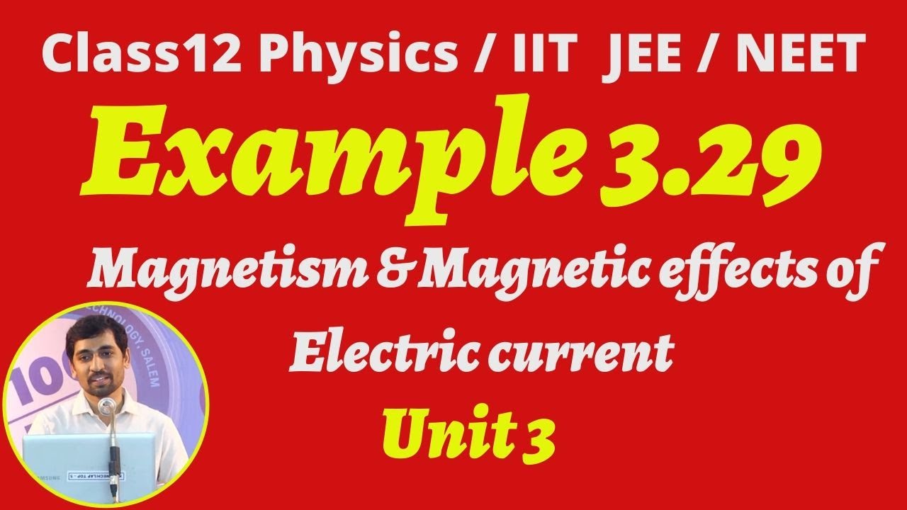 Class 12 Physics Example 3.29 Magnetism & Magnetic effect of Electric ...