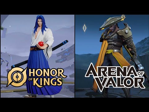 Hero Comparison : Ukyo Tachibana X Ryoma | Honor of King X Arena of Valor 