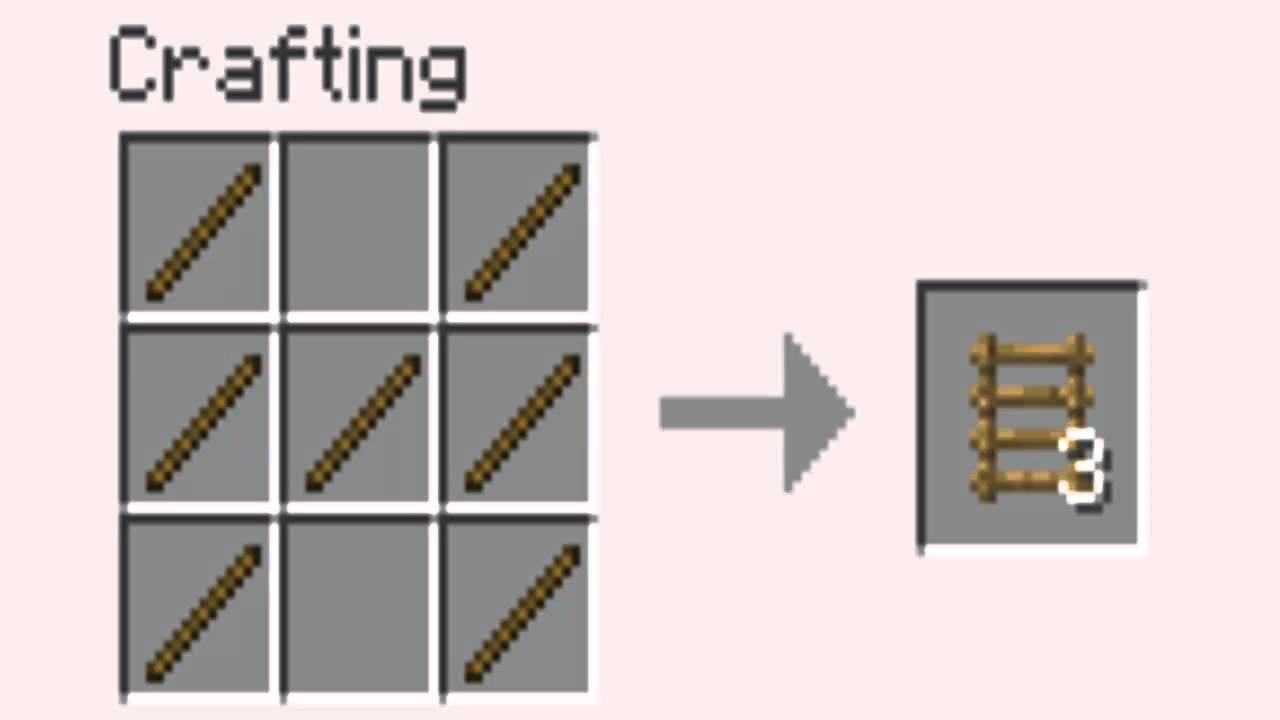 How to make a Ladder in Minecraft! - YouTube