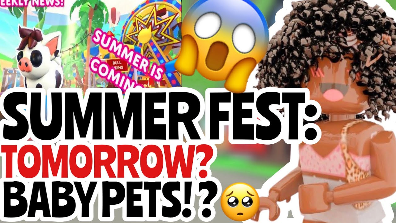 ALL INFO about ADOPT ME new baby pets SUMMER UPDATE! 🥺 - YouTube