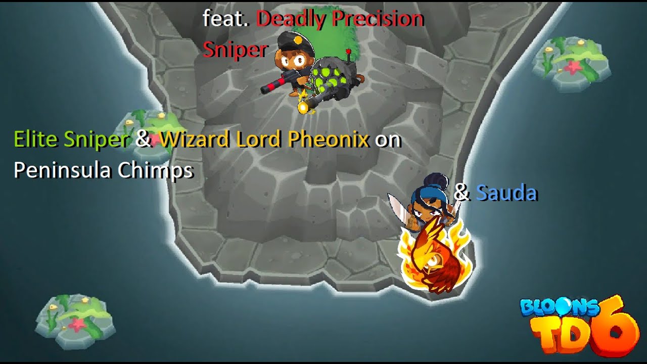 Elite Sniper + DP Sniper & Wizard Lord Phoenix on Peninsula Chimps feat ...