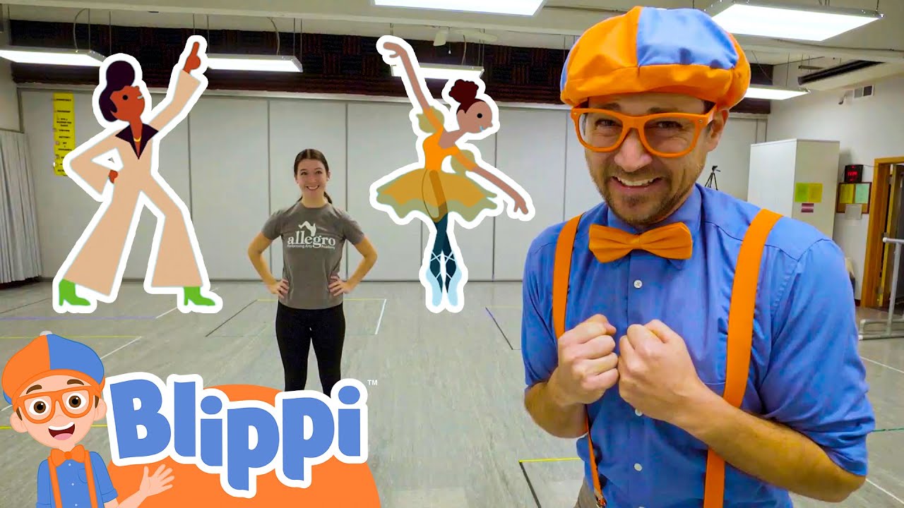Blippi Learns to Dance! | Move and Dance With Blippi | Fun and ...