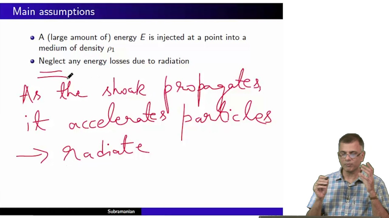 mod09lec45 - Spherical blast waves : Sedov -Taylor solution - YouTube