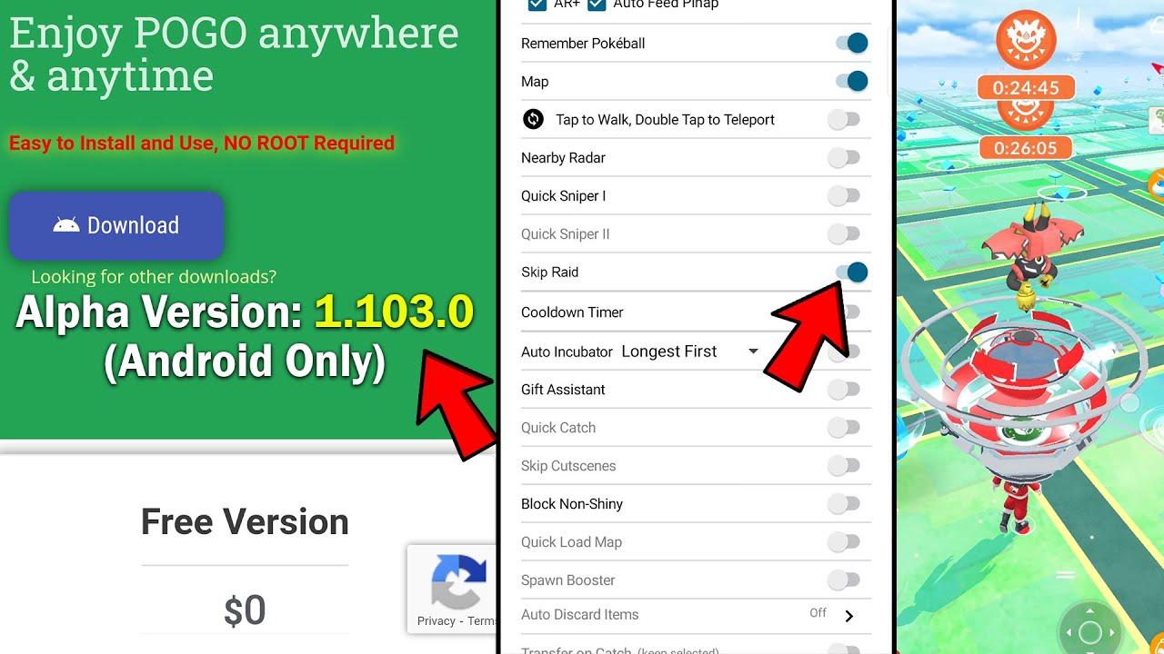 PGSharp New Beta Version: 1.103.0 Update | PGSharp New Skip Raid ...