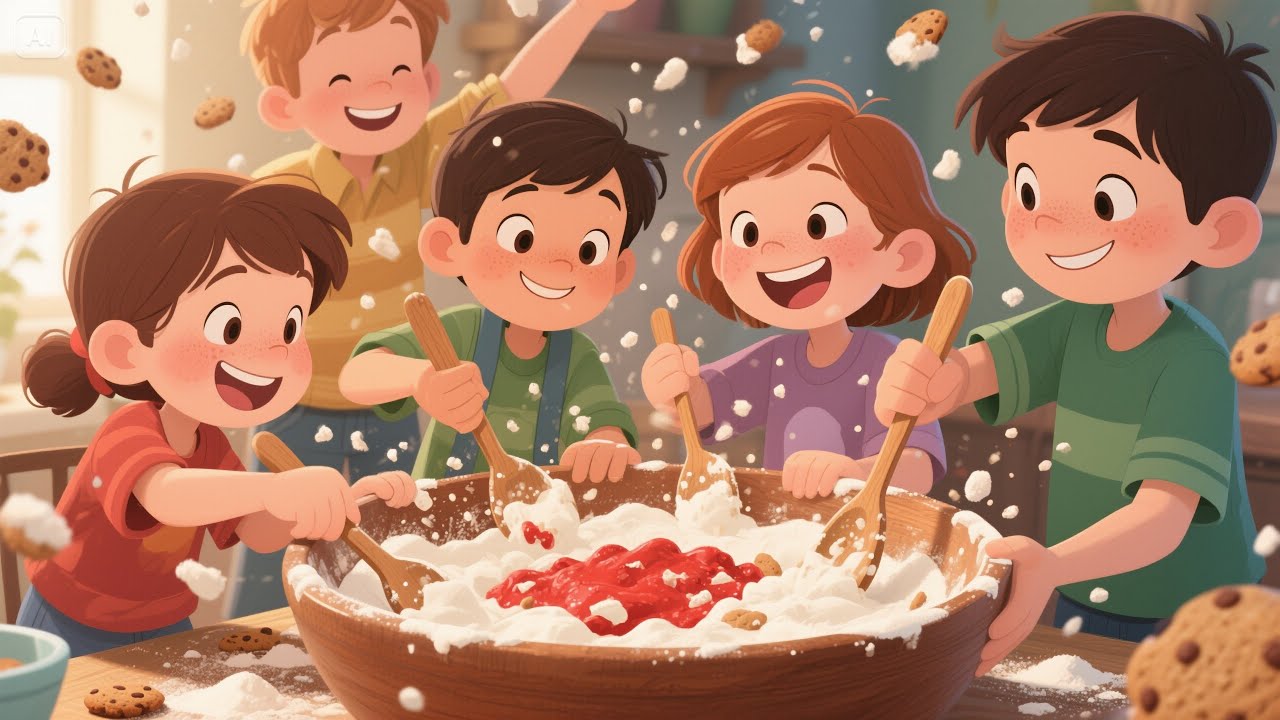 Cookie Time! | Sweet Cookie Song for Kids | Baking Fun and Learning ...