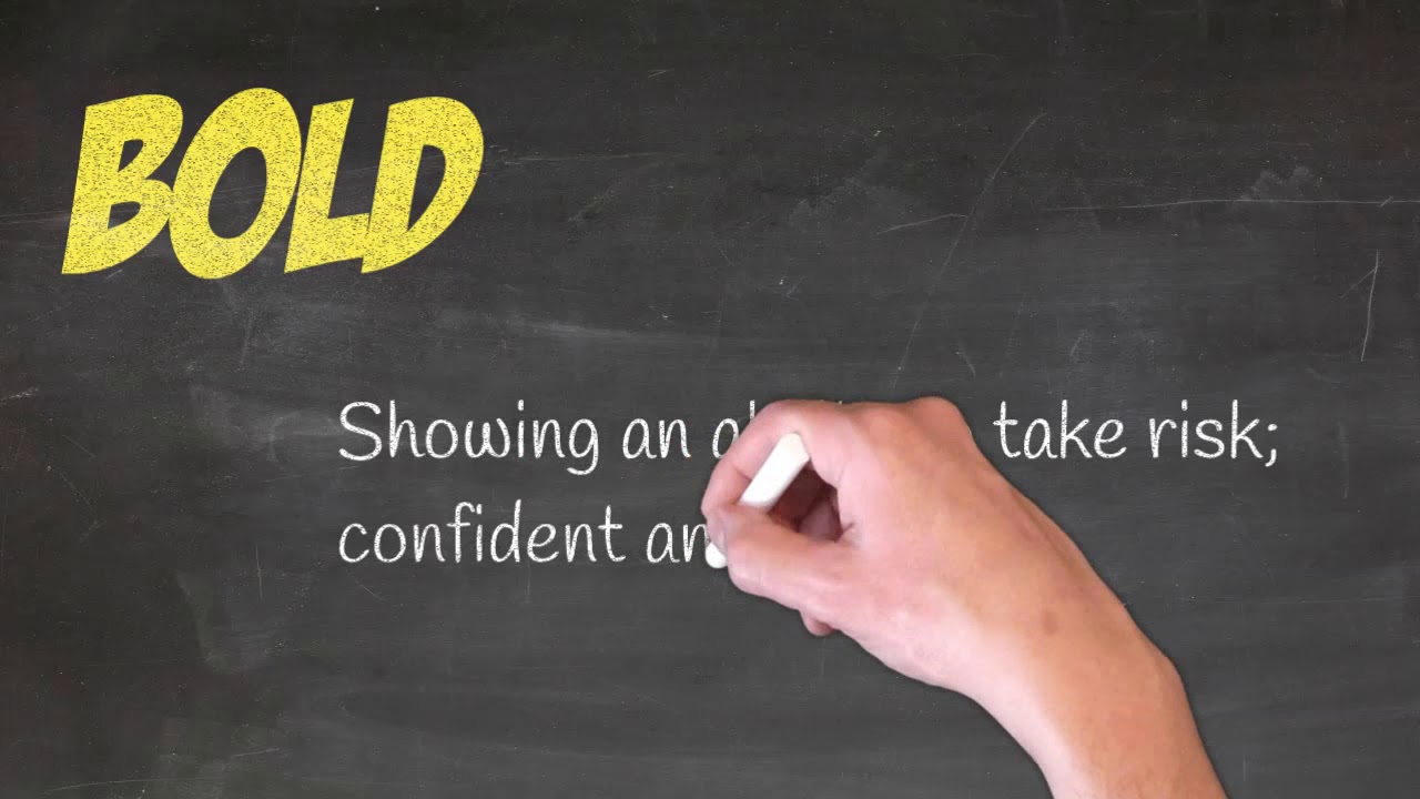 2020 Theme: Bold Chalk Board Video - YouTube