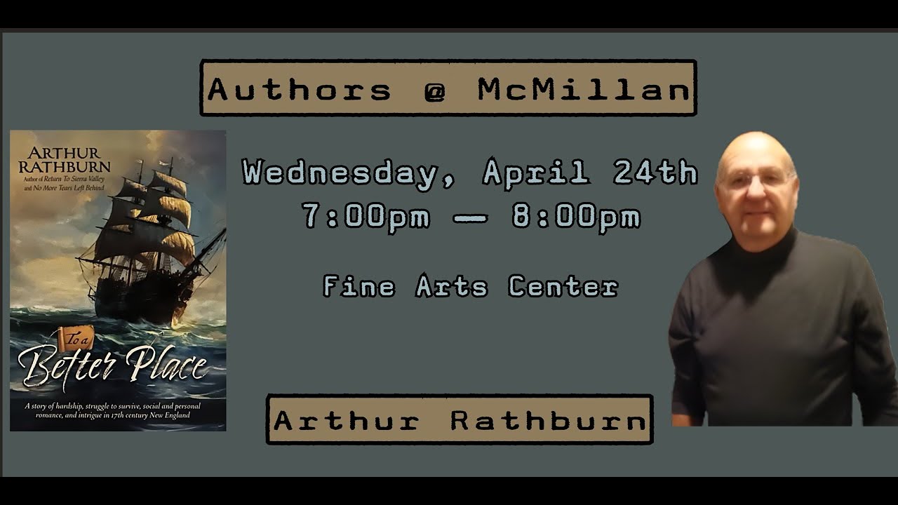 Authors @ McMillan: Arthur Rathburn - YouTube