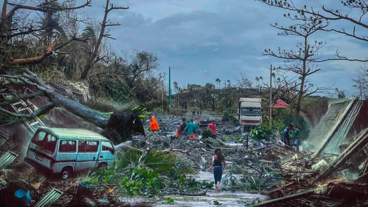 Hurricane Chido wiped half of France off the map At least 11 dead - YouTube