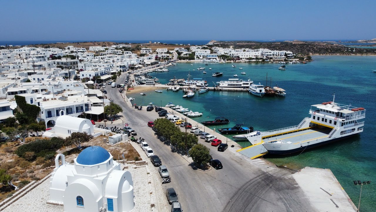 Antiparos Port - YouTube