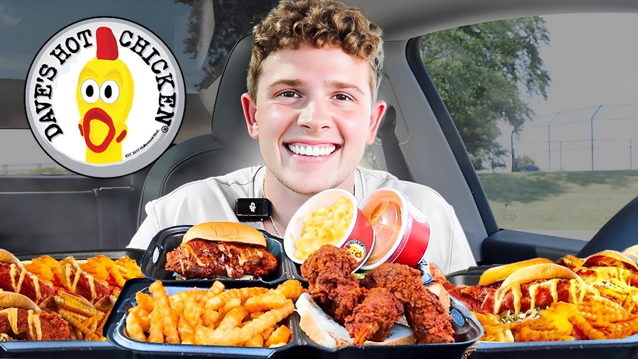 Dave's Hot Chicken Full Menu Challenge! - YouTube