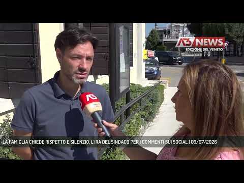 LA FAMIGLIA CHIEDE RISPETTO E SILENZIO. L'IRA DEL SINDACO PER I COMMENTI SUI SOCIAL | 09/07/2026