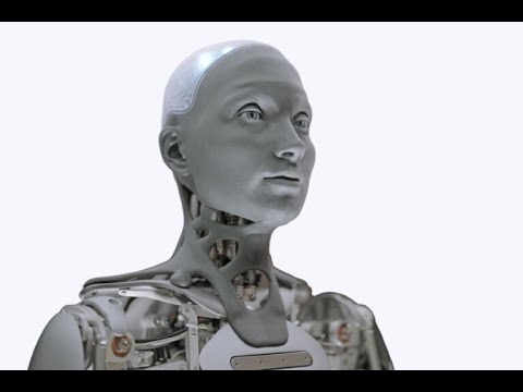 Meet Aura, Sphere's humanoid robot, to interact with guests - YouTube