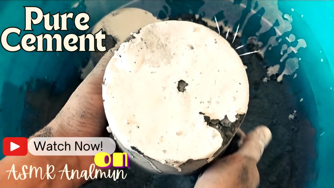 Pure Cement Shapes crumbling & Delicious Paste Pouring | Pure Cement ...