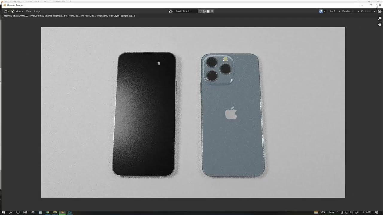 Blender 3D Timelapse: Creating Realistic iPhone - Modeling, Texturing, Lighting, and Shading ...