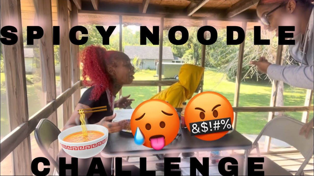SPICY NOODLE CHALLENGE ‼️🍜 (FAIL) - YouTube