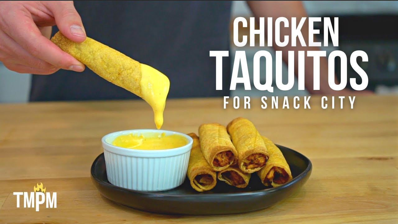 Meal Prep these Chicken Taquitos for Snack Time - YouTube