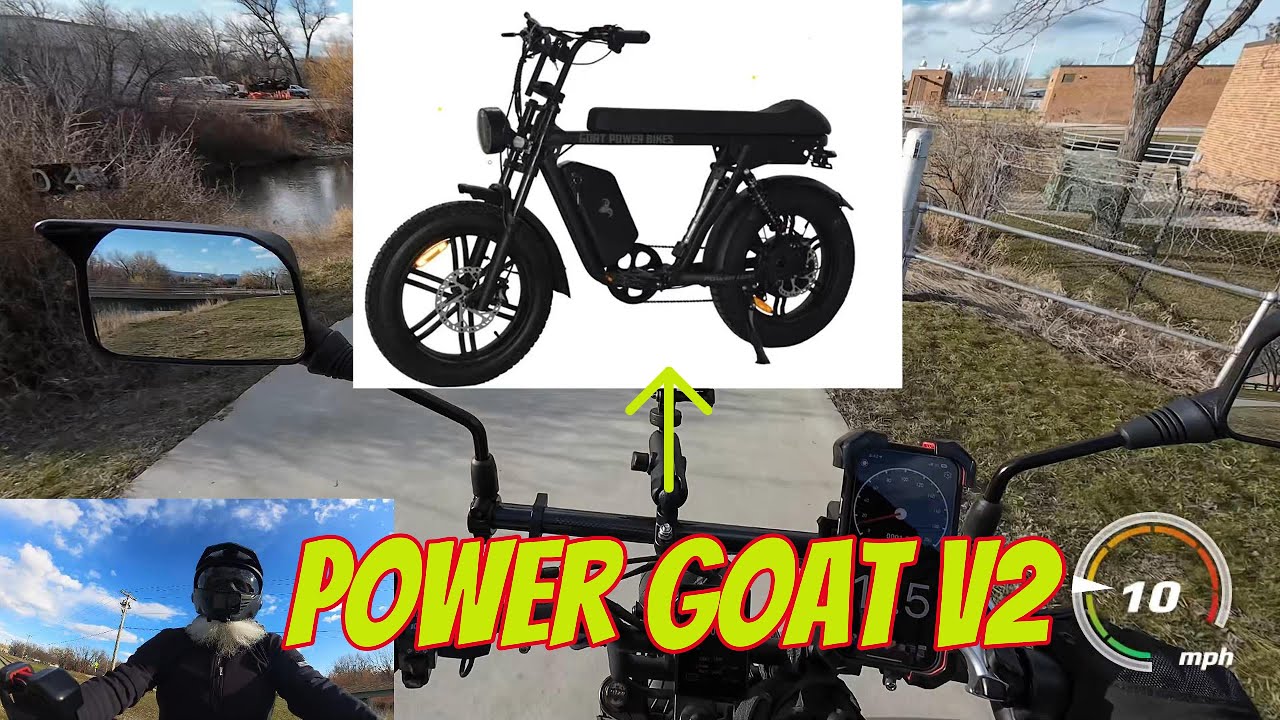 60V Goat Power Bikes Power Goat V2 Discussion and New Mirrors - YouTube