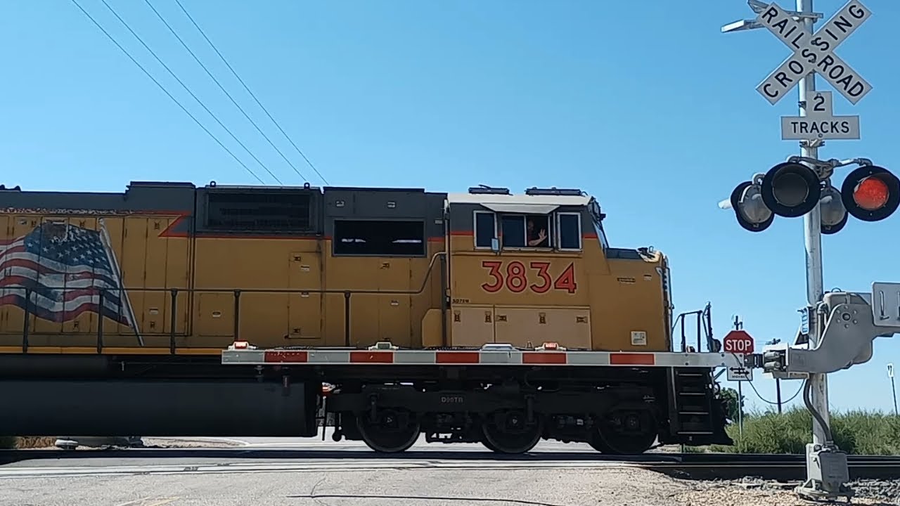 NB Union Pacific Power Move Train (Solo Locomotive) in Greeley Co! # ...