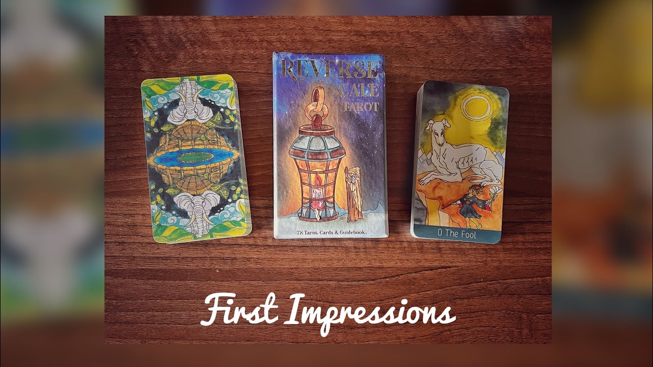 Reverse Scale Tarot ~ Unboxing & Walkthrough - YouTube