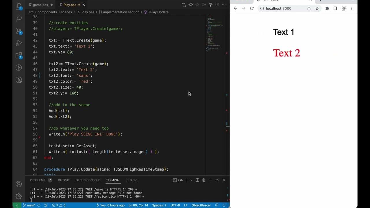 Brevis PAS2JS GAME ENGINE | FreePascal HTML5 Game Engine - YouTube