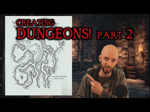 Drawing a Dungeon Map (Creating a Dungeon, part 2) - YouTube