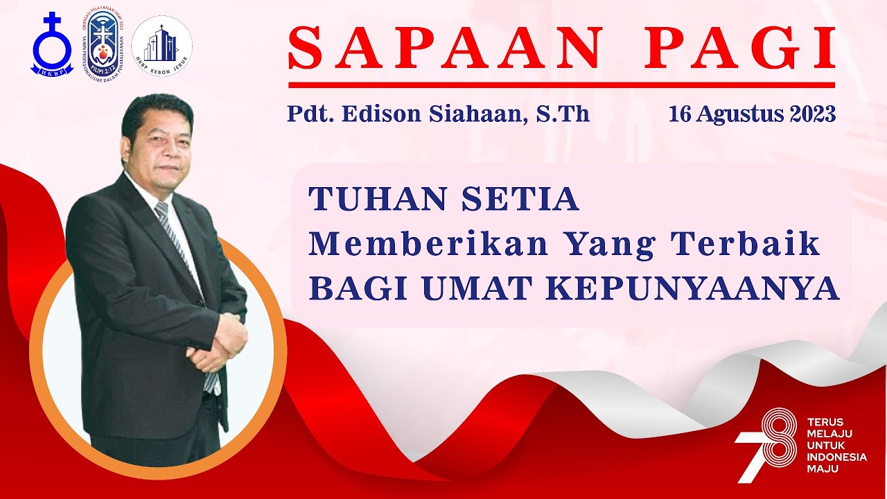 SAPA (SApaan PAgi) HKBP Kebon Jeruk (Rabu, 16 Agustus 2023) - YouTube