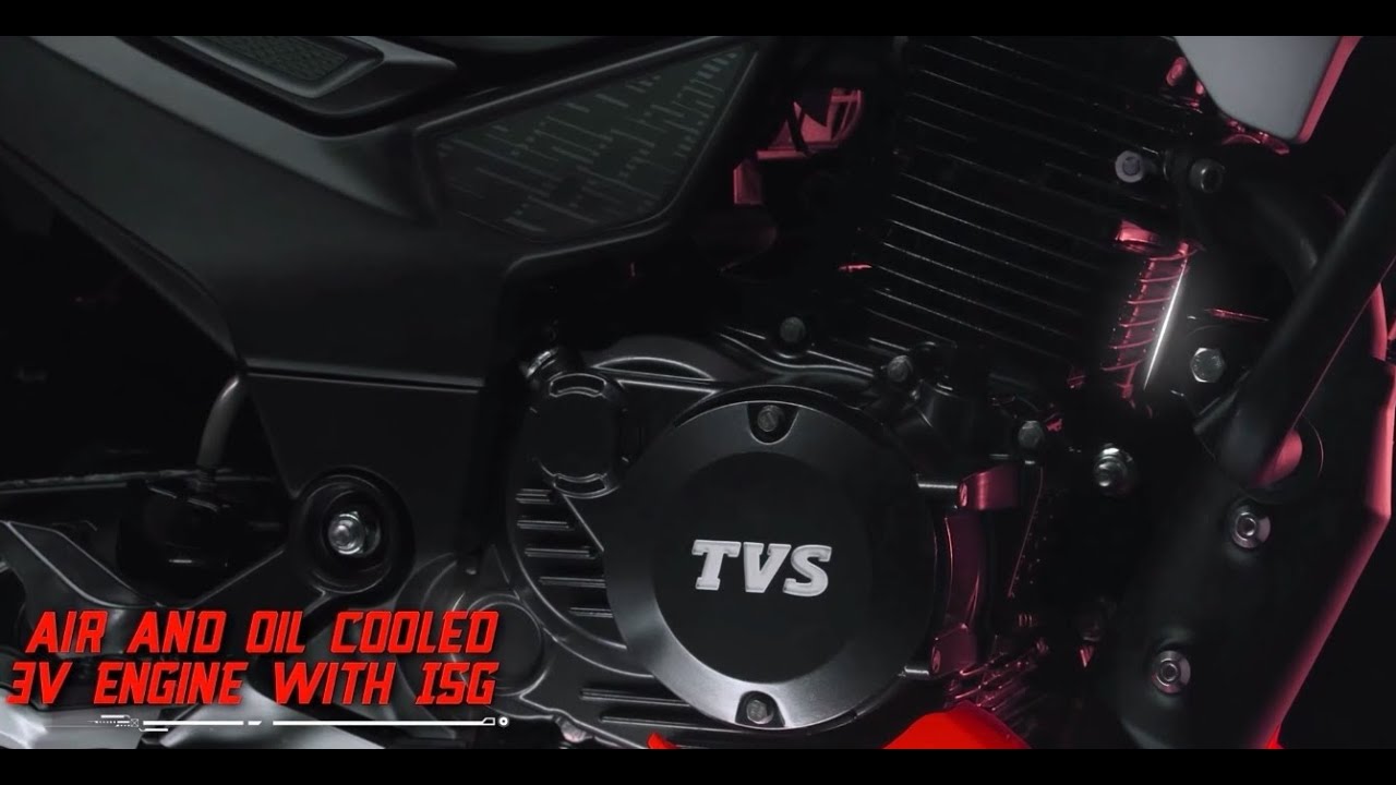 Air and oil cooled 3V engine with ISG | TVS Raider - YouTube