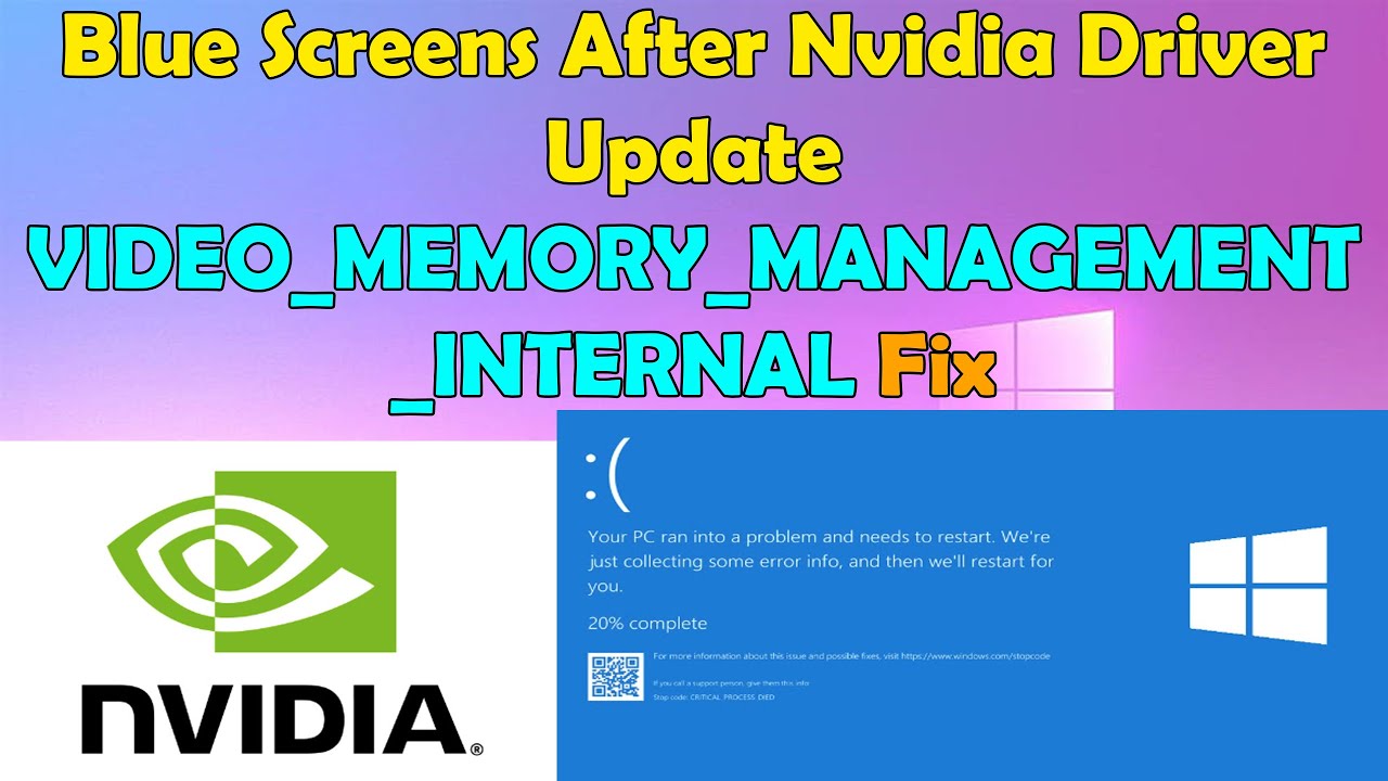 Fix VIDEO_MEMORY_MANAGEMENT_INTERNAL Blue Screen After Windows 11 or ...