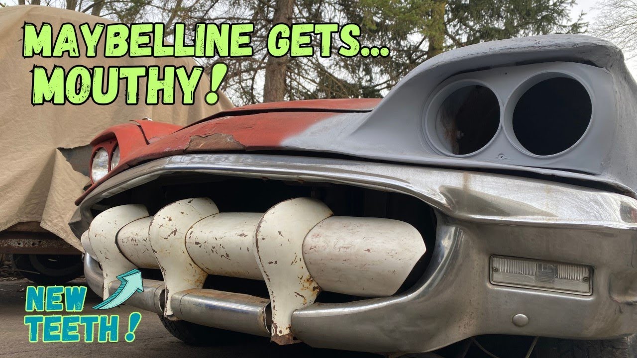 Maybelline gets a CUSTOM GRILL. Modifying a 1951 Ford Truck Grill to ...