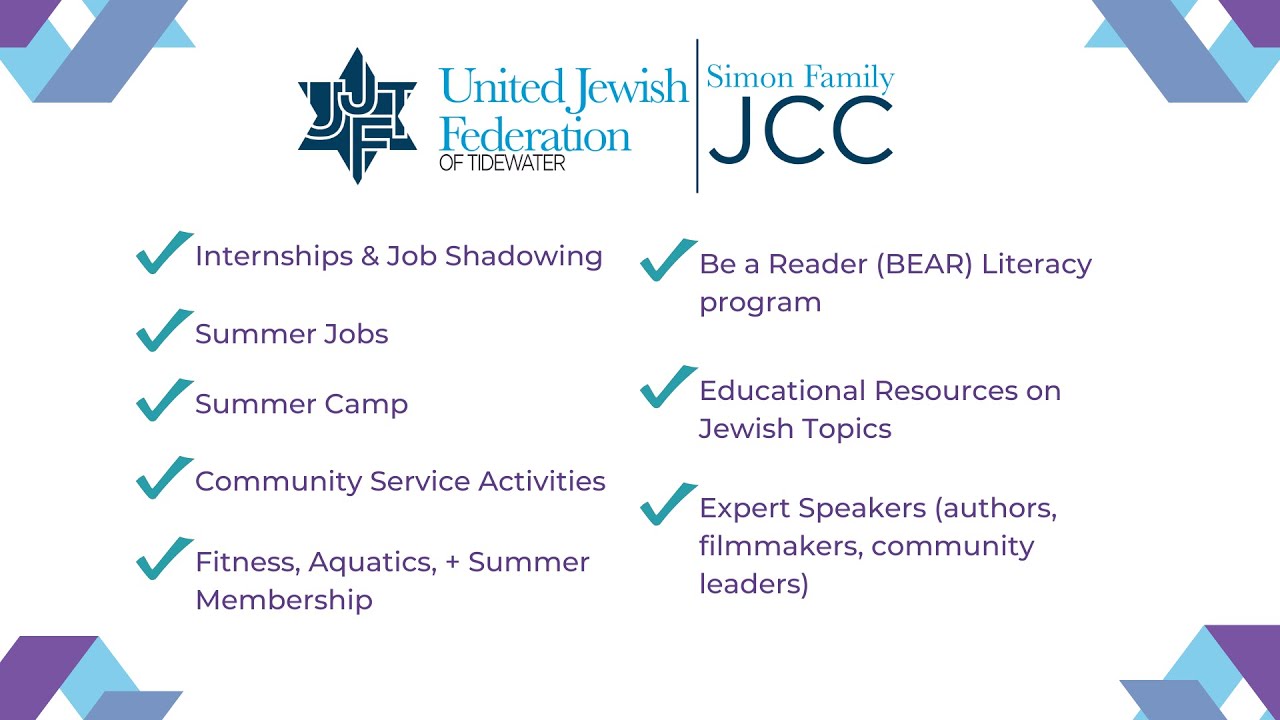 Be A Reader & Camp JCC at the Simon Family JCC - YouTube