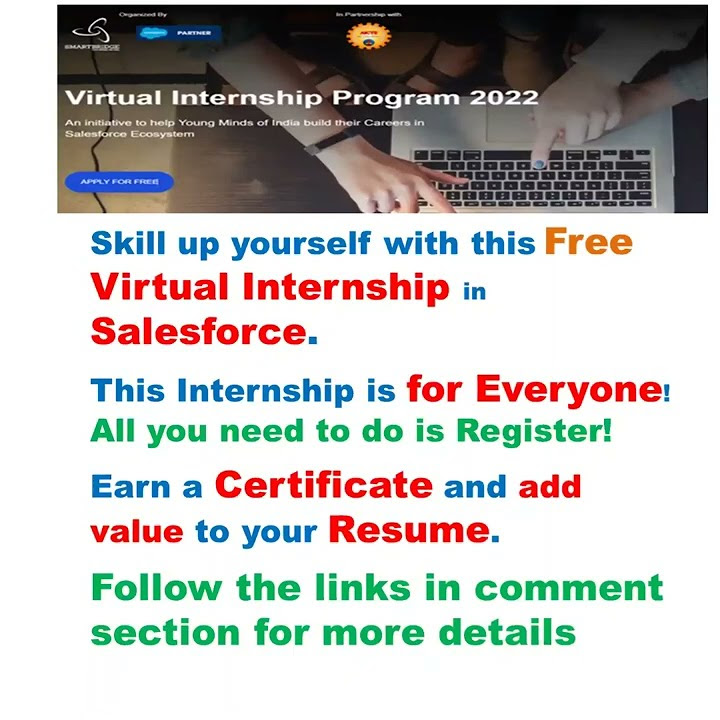 Salesforce Virtual Internship by SmartInternz for everyone||AICTE ...