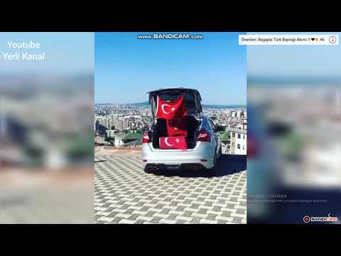 bagajda türk bayrağı