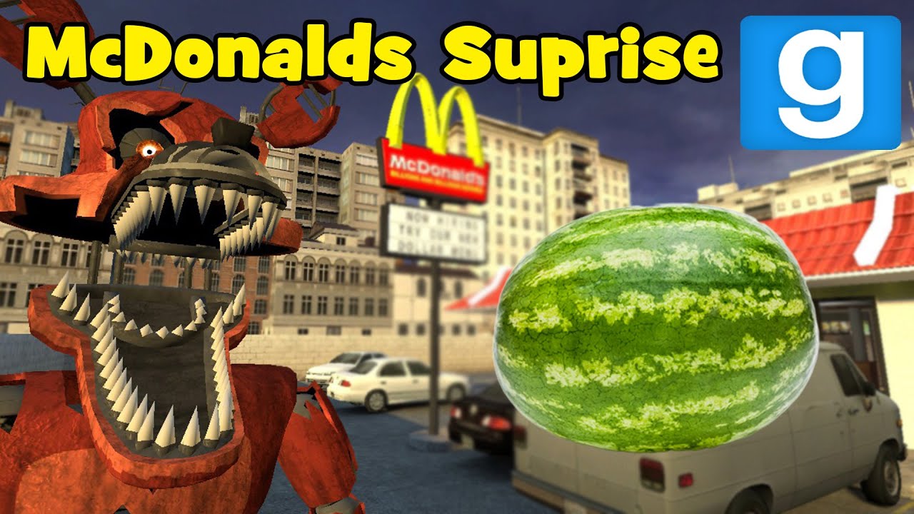 Garry's Mod | McDonlads Suprise | Gmod Sandbox - YouTube