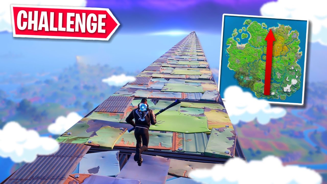 Building a Bridge Across the ENTIRE MAP in Fortnite! - YouTube