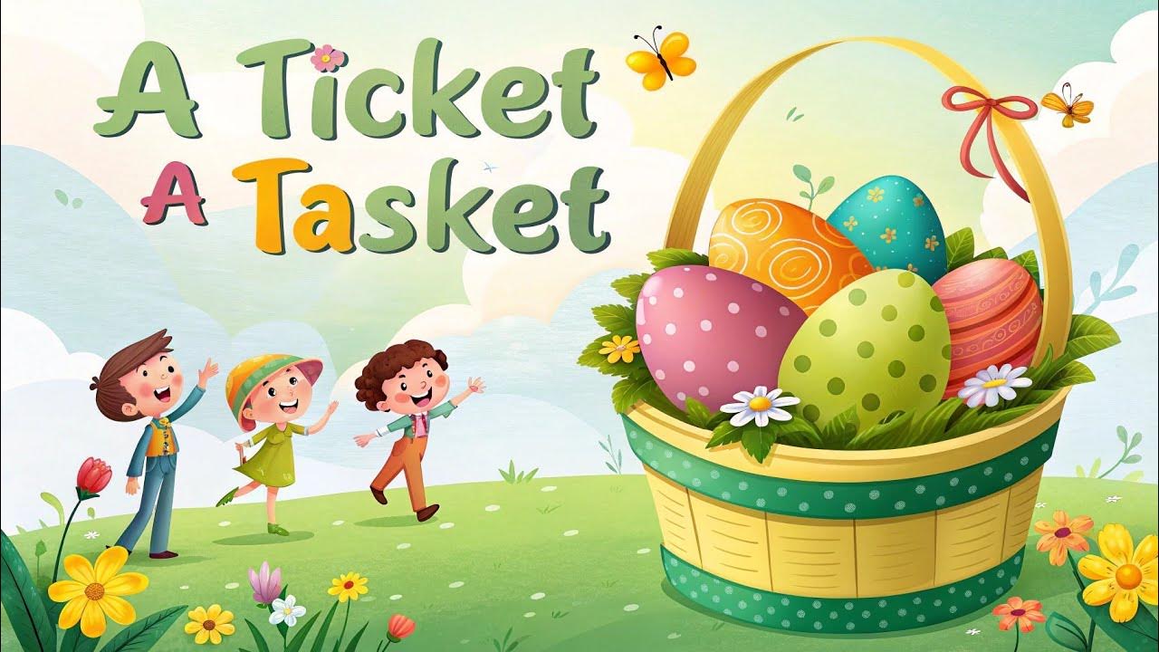 A TISKET A TASKET | A Tisket A Tasket | nursury rhymes | preschool ...