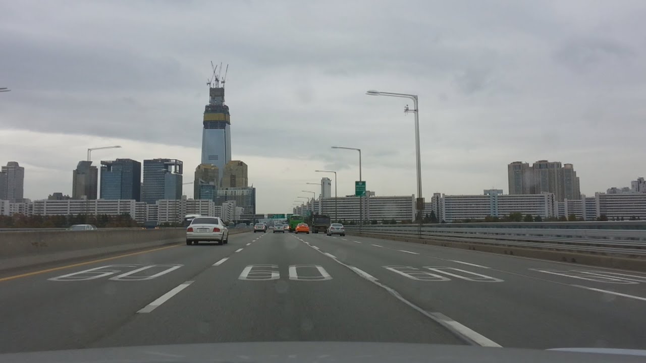 [Korea City Road] Jamsil Bridge,SEOUL/蠶室大橋_잠실대교 로드뷰 - YouTube