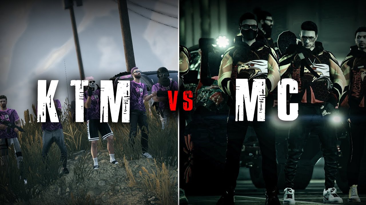 KTM vs MC Gang War - YouTube