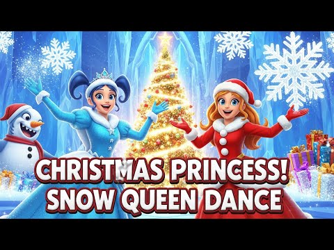 Best Christmas Dance for Kids | Princess Holiday Song | Christmas Princess Show