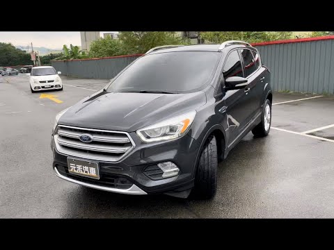正2017年 Ford Kuga EcoBoost 180時尚經典型 1.5 灰色 實車實價 保證全台最便宜只售57.8萬 (216 ...