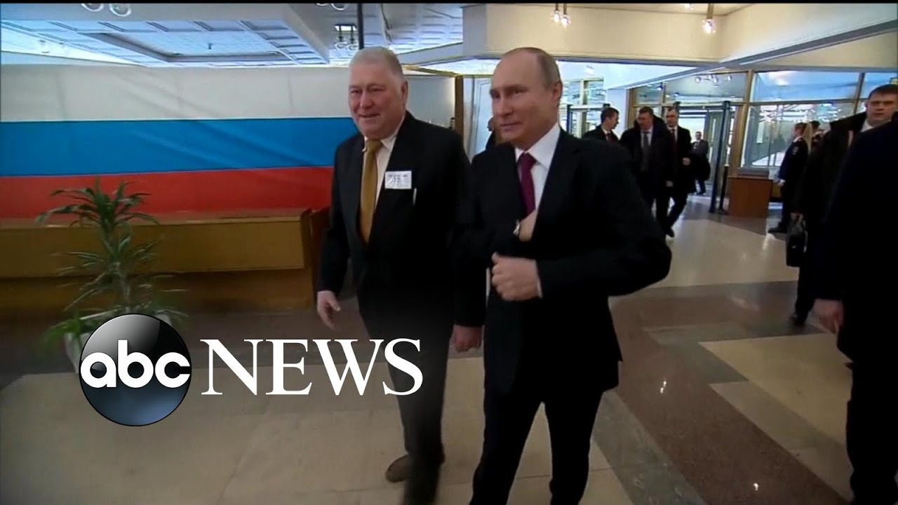 Election day in Russia proves triumphant for Putin - YouTube