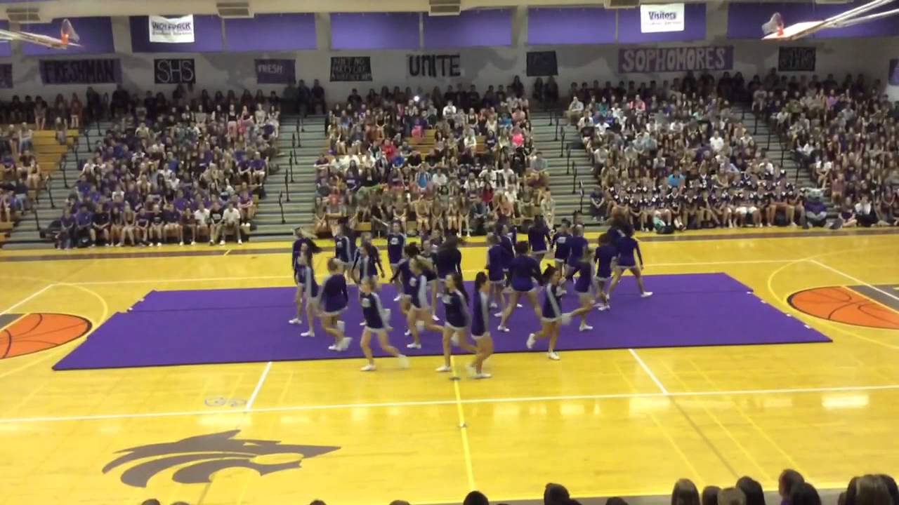 Welcome Back Rally! Shasta Cheer 2014-2015. - YouTube