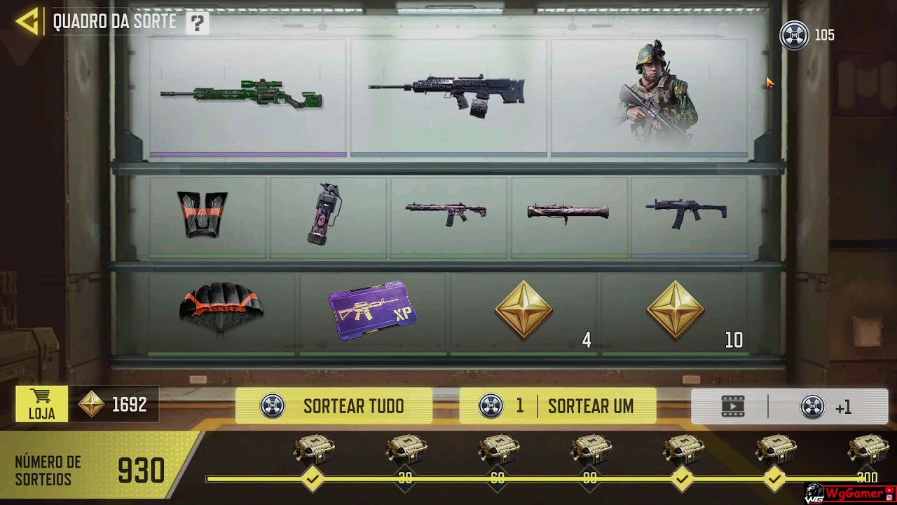 Call Of Duty Mobile - (Quadro Da Sorte) Loja e Roleta Dos Vídeos ...