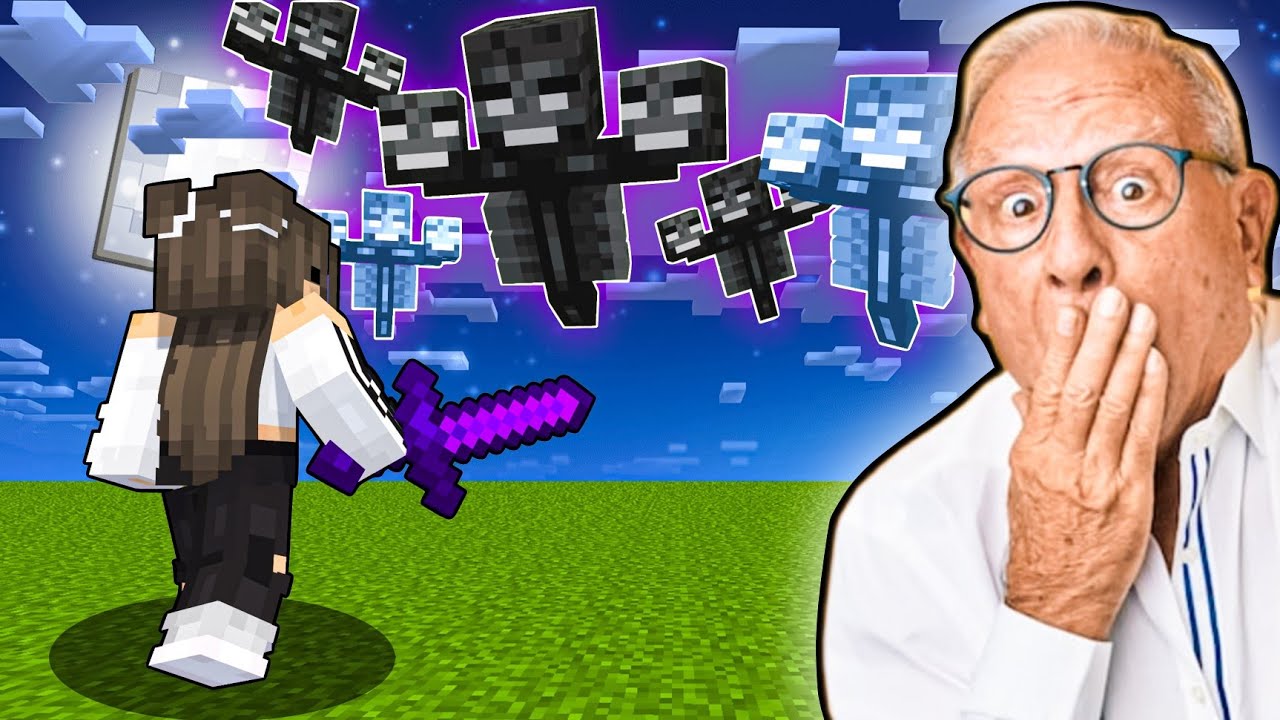 WITHER ARMY vs ME | MINECRAFT PE SURVIVAL !! | @minecraft - YouTube